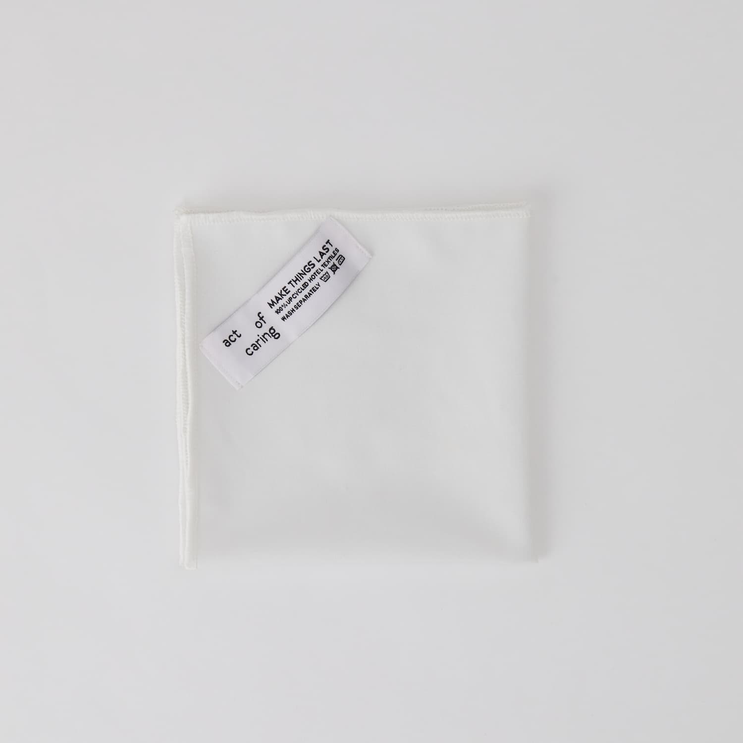 Act of caring cotton cloth for drying and polishing – Act of Caring